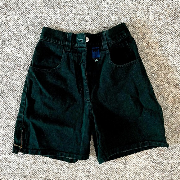 Shorts | Vintage Emerald Green Shorts | Poshmark